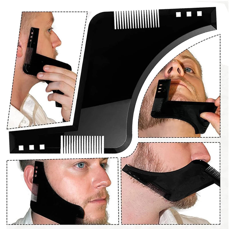 Beard stencil, beard stencil, beard shapes for goatee, sideburns, neck– NewNest Australia
