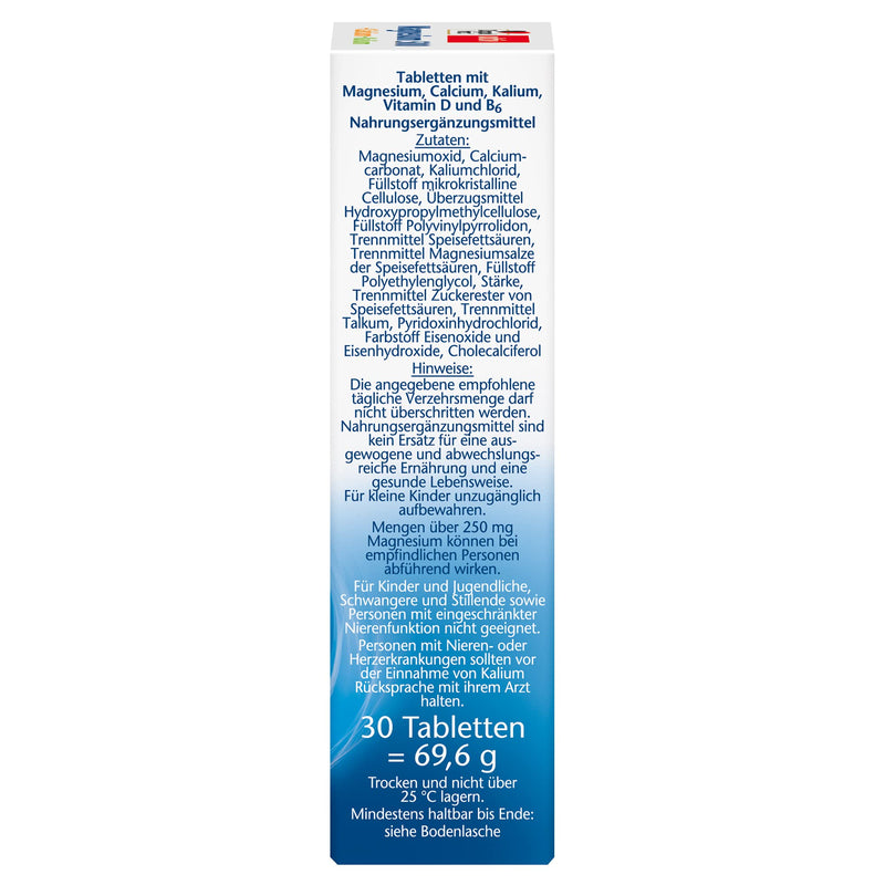 Doppelherz Magnesium 500 + Calcium + Potassium - High-dose magnesium t ...