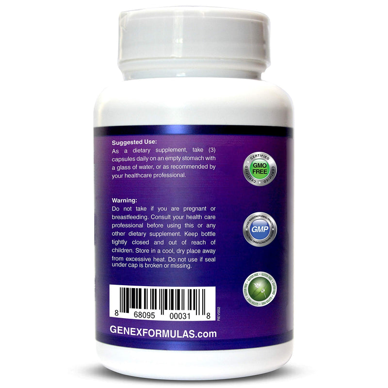 Genex Resveratrol 1500mg Per Serving- Max Strength - Antioxidant Suppl– NewNest Australia