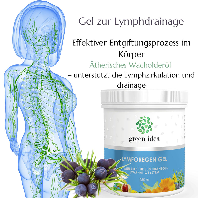Green Idea - Lymforegen Gel - Stimulates The Lymphatic System With 15 ...