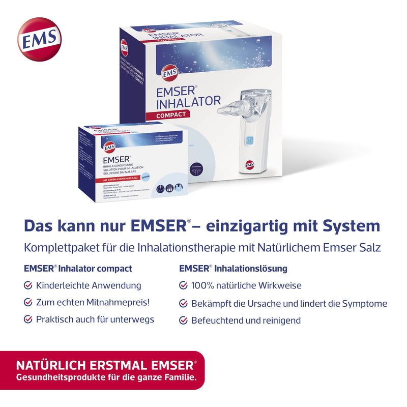 Emser inhalation solution with natural Emser salt/inhalation for acute ...