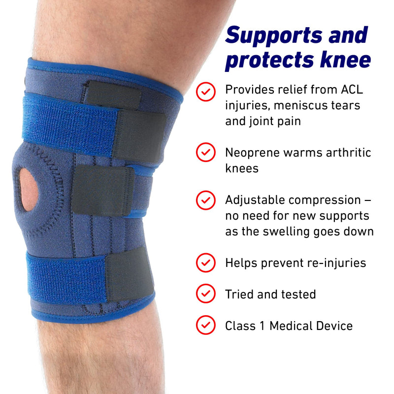 Neo G Knee Support Brace Stabilised Open Patella - For Knee Pain Arthr ...
