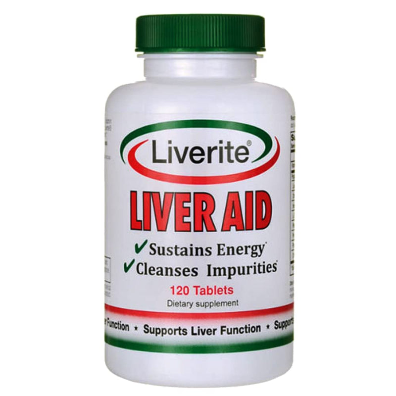 Liverite Liver Aid 120 Tablets, Liver Support, Liver Cleanse, Liver Ca ...