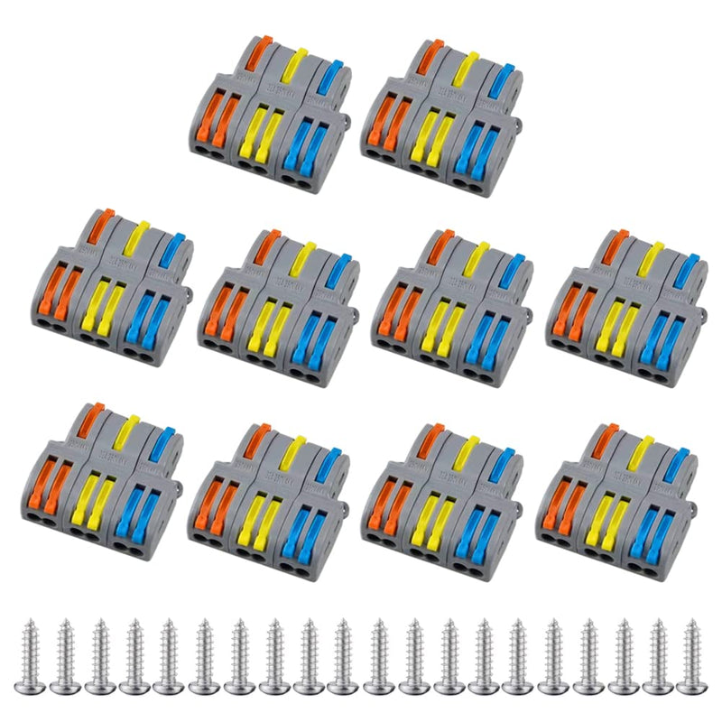 Lever Wire Nut Connectors, Circuit Inline Splices,Quick Wiring Cable C ...